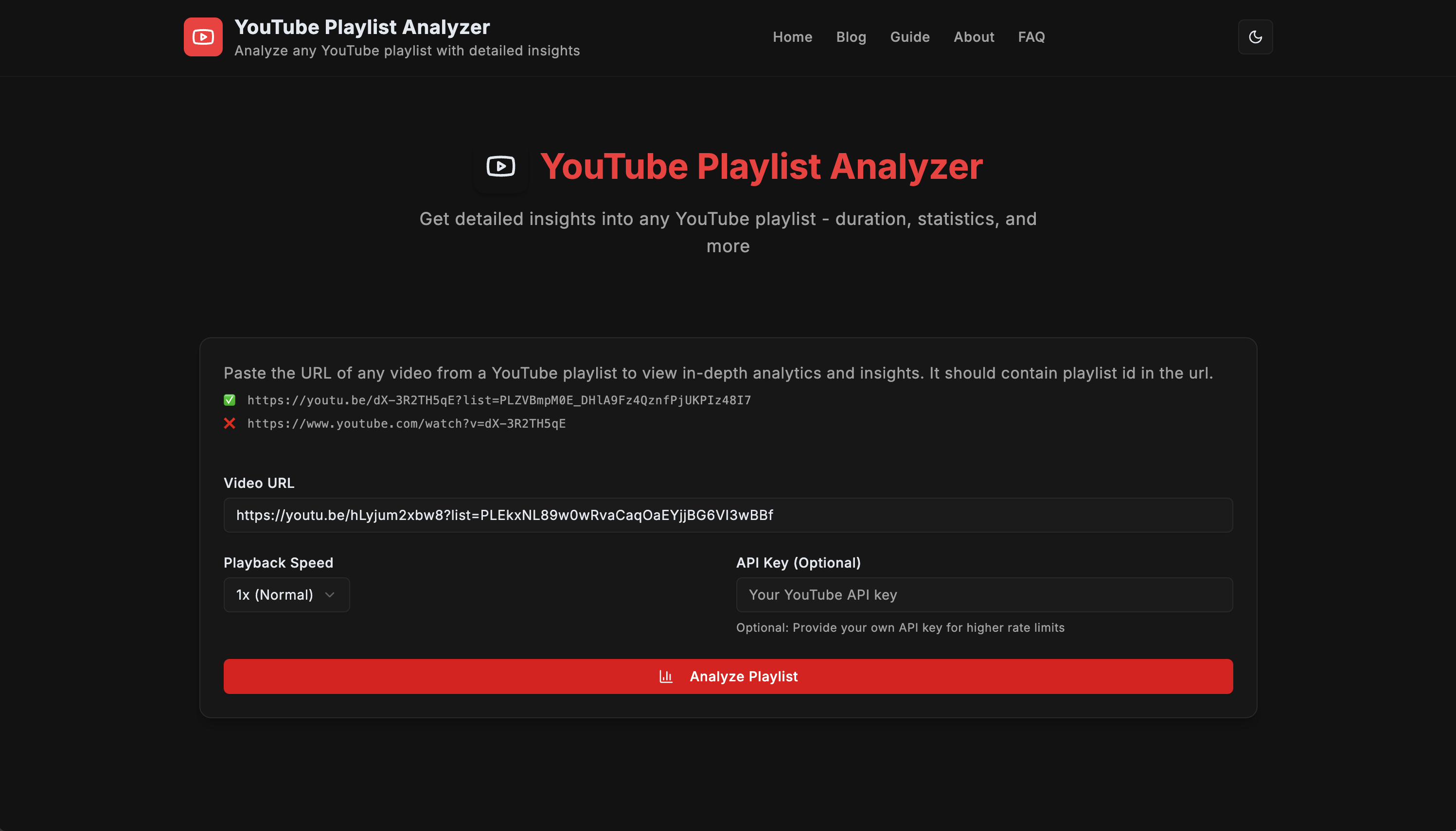 Best YouTube Playlist Analyzer Tool 2025 - Free & Fast Analysis